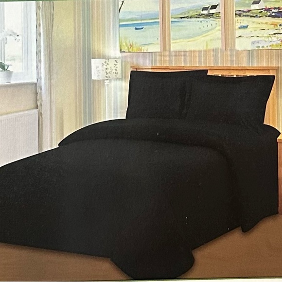 Royal bamboo | Bedding | Royal Bamboo Queen Duvet Cover 3pc Set Jet ...